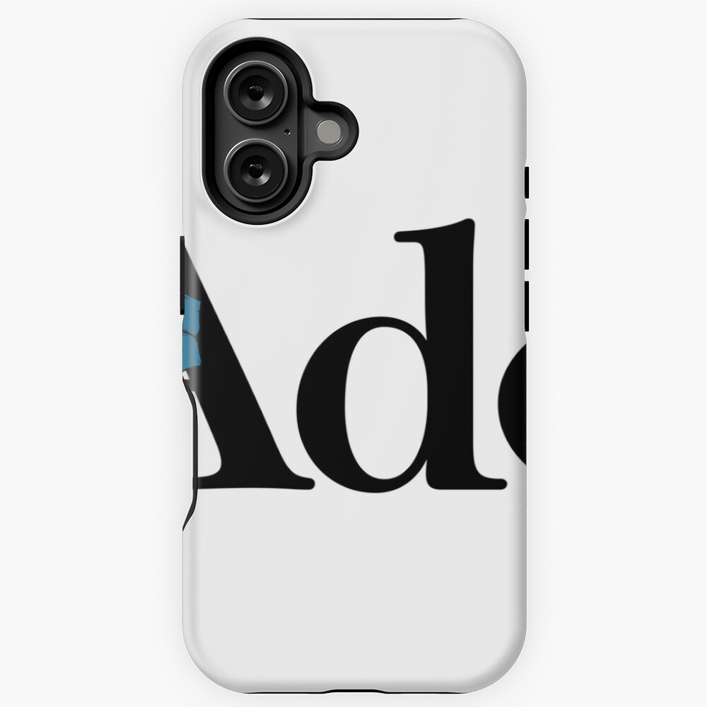 "Ado Text Blue Rose Logo" Sticker by ElodieLopez | Redbubble