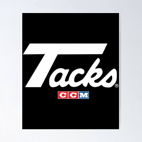 "Ccm Tacks Retro Ice Hockey Logo" Poster by KayleyRuecker | Redbubble
