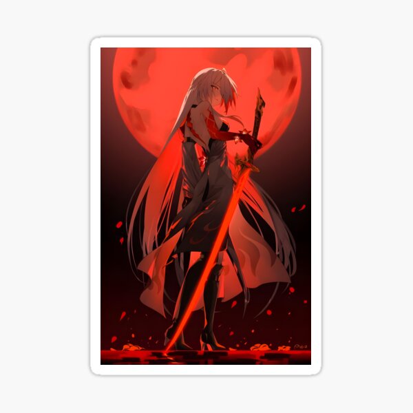 "Acheron Honkai Star Rail - Acheron Beautiful Cover image" Sticker for ...