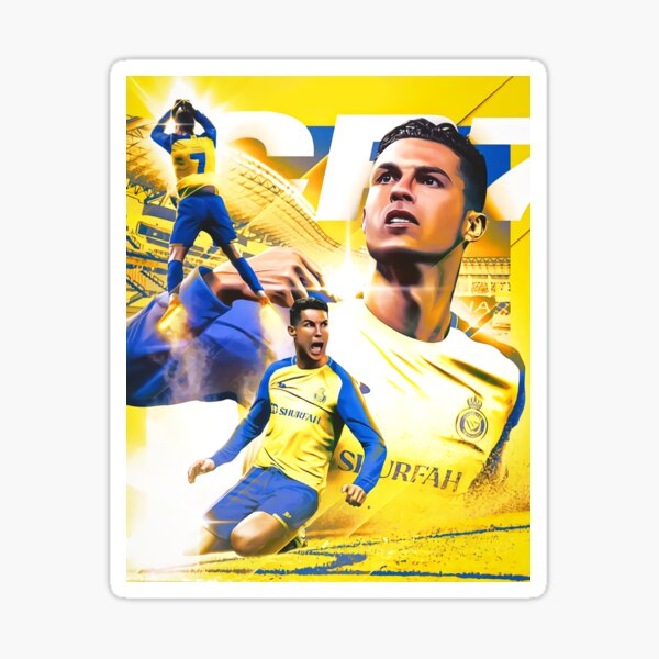 "Cr7 Al Nassr" Sticker for Sale by WilliamBurz | Redbubble