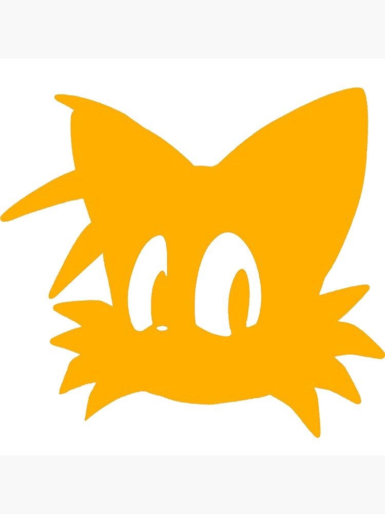 "Tails head logo" Poster for Sale by Blumonado | Redbubble