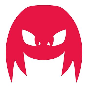 "Knuckles head logo" Sticker for Sale by Blumonado | Redbubble