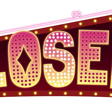 "Loser Baby Neon Sign, Hazbin Hotel" Sticker for Sale by Stephanie ...