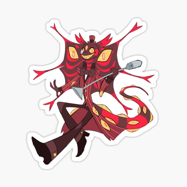 "Sir Pentious - Hazbin Hotel" Sticker for Sale by JamesBerben | Redbubble