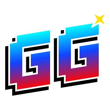 "GG" Sticker for Sale by Goreman | Redbubble