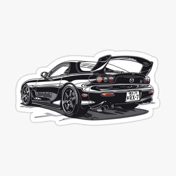 "Mazda Rx-7 Efini Rotary Engine RX-7 Graphic classic Japanese car ...