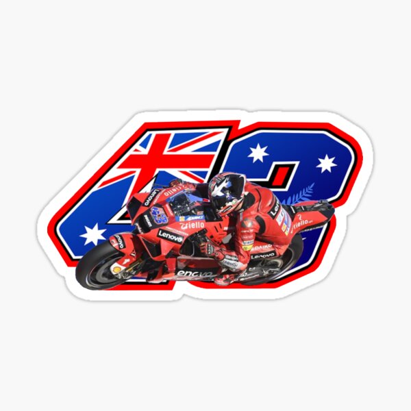 "Jack Miller Number 43" Sticker for Sale by StudioMania | Redbubble