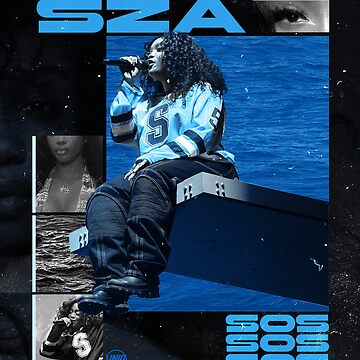 "SZA | SOS " Sticker for Sale by vamtdesigns | Redbubble