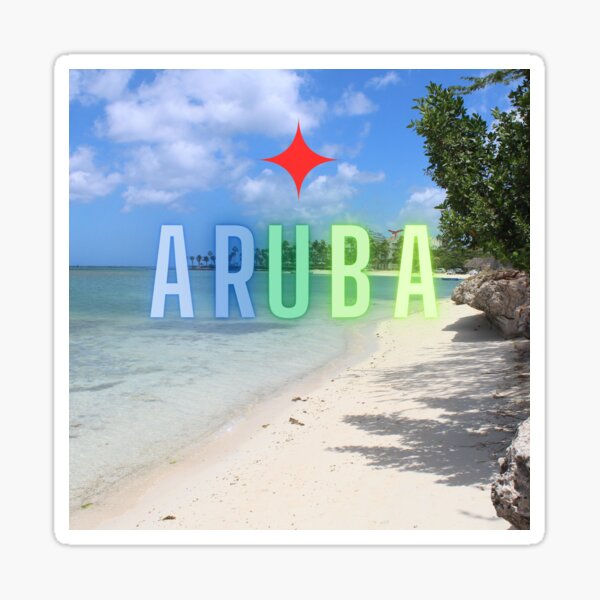"Aruba sticker" Sticker for Sale by jckali | Redbubble