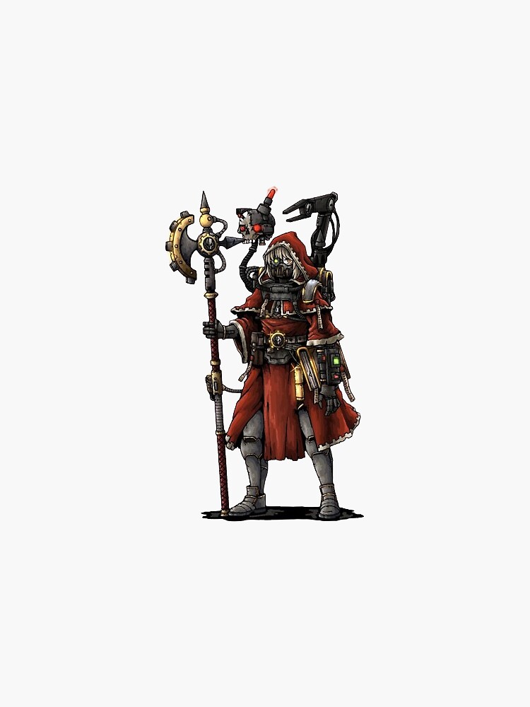 "Adeptus mechanicus girl sticker" Sticker for Sale by JamesinaQuinn ...