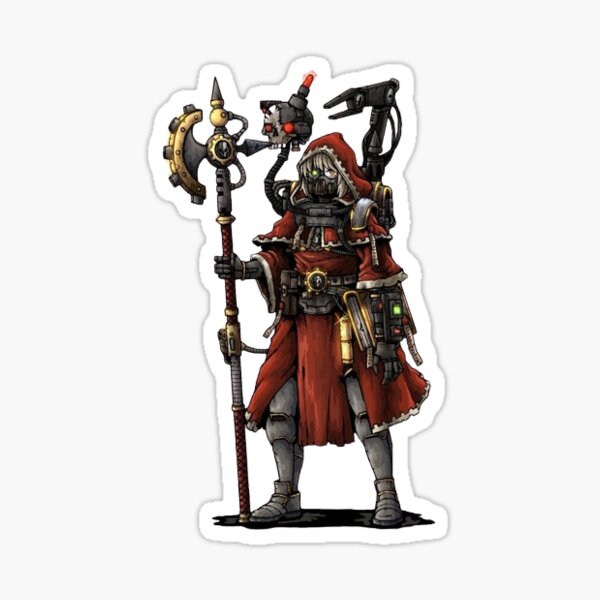 "Adeptus mechanicus girl sticker" Sticker for Sale by JamesinaQuinn ...