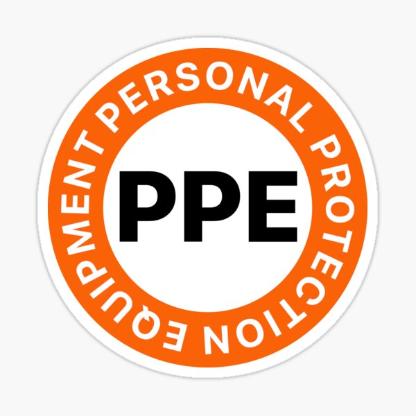 "PPE for Personal Protection Equipment" Sticker for Sale by ...