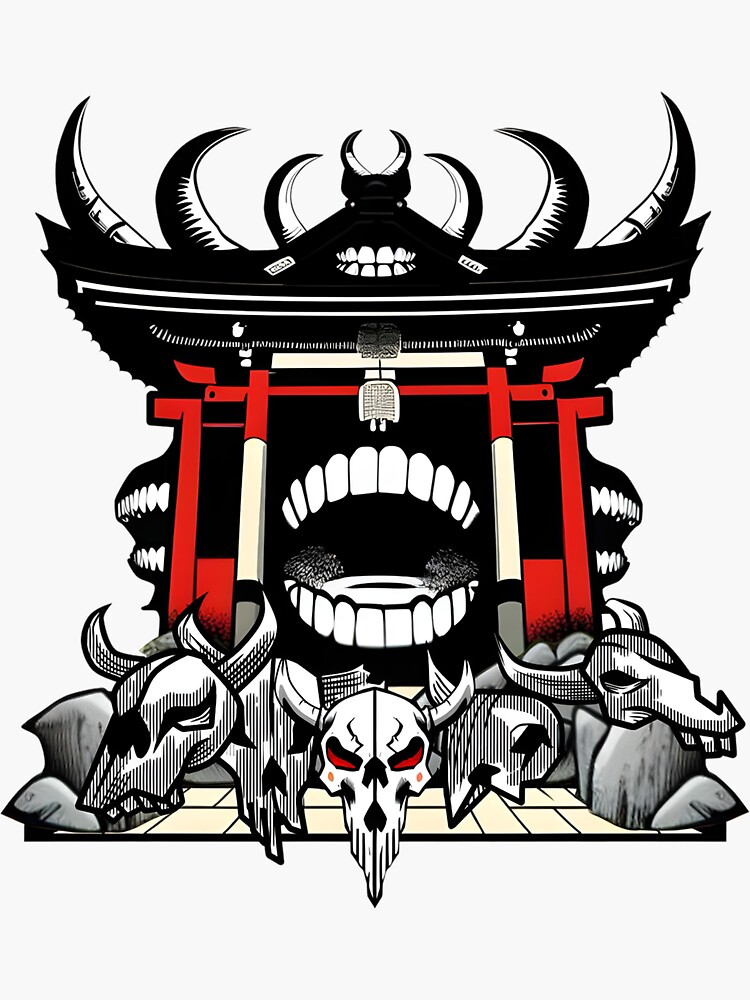 "Malevolent Shrine symbol" Sticker for Sale by gavierArtiser | Redbubble