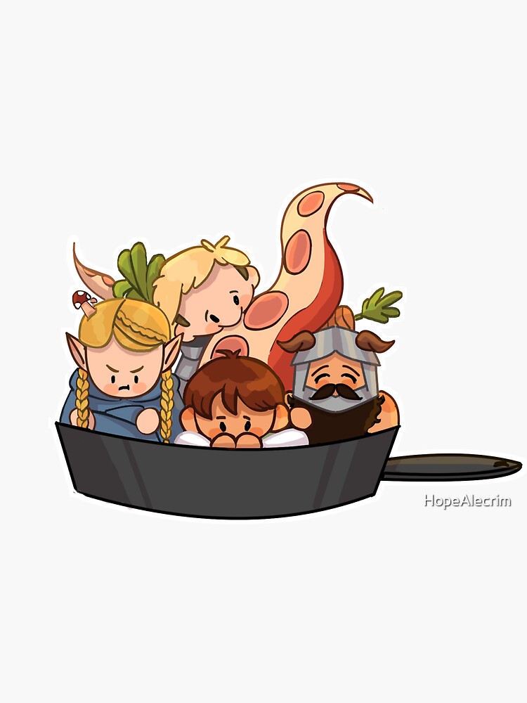 "Dungeon Meshi" Sticker for Sale by HopeAlecrim | Redbubble