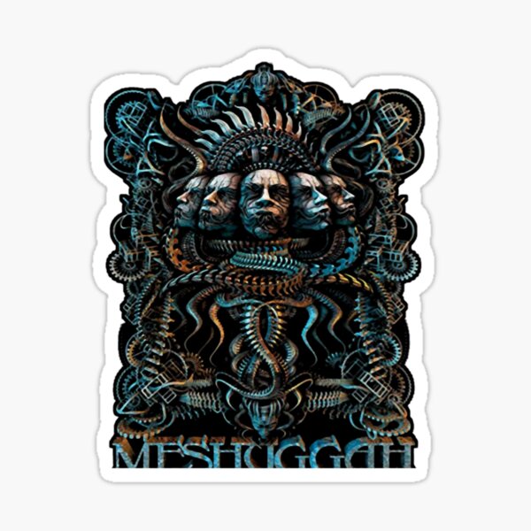 "MESHUGGAH" Sticker for Sale by KeiraNolana | Redbubble