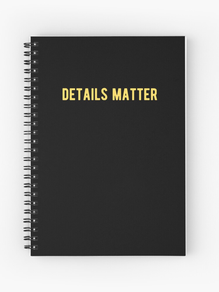 "Details Matter Jack Reacher Quote" Journal for Sale by bossbehaviour ...