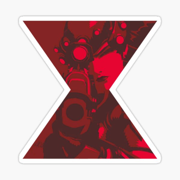 "Widow Maker Hourglass" Sticker for Sale by lillypeach | Redbubble