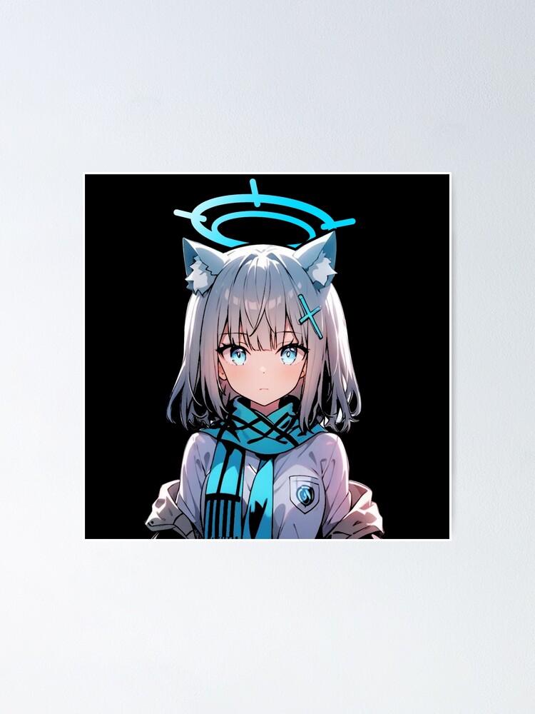 "Shiroko blue archive sticker Sunaookami Shiroko blue archive shirt ...