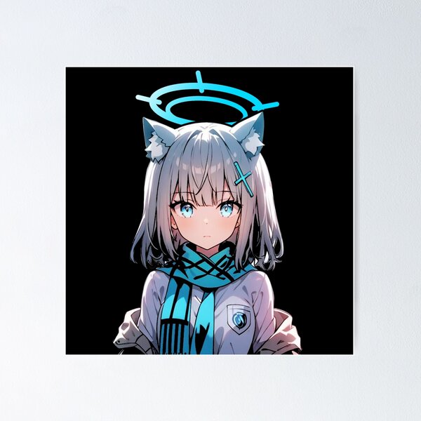 "Shiroko blue archive sticker Sunaookami Shiroko blue archive shirt ...