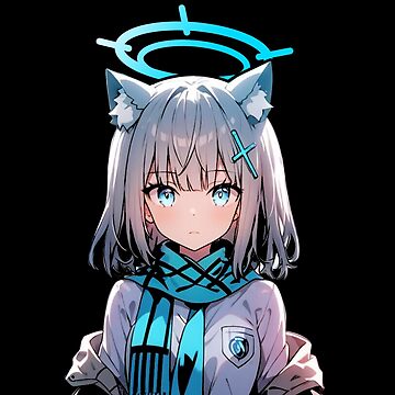 "Shiroko blue archive sticker Sunaookami Shiroko blue archive shirt ...