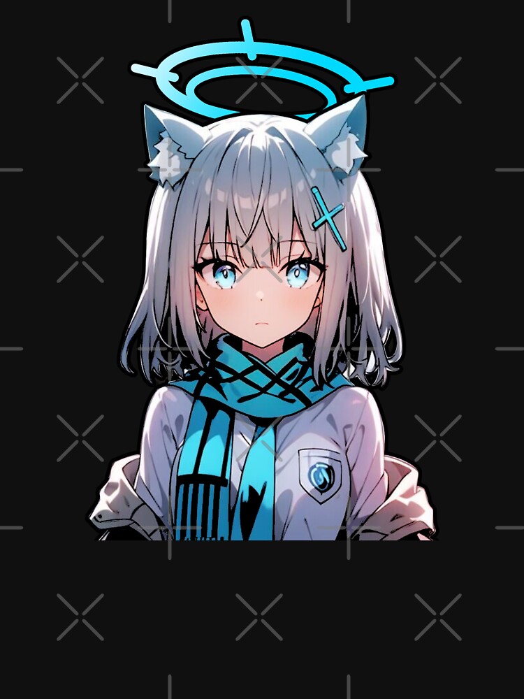 "Shiroko blue archive sticker Sunaookami Shiroko blue archive shirt ...