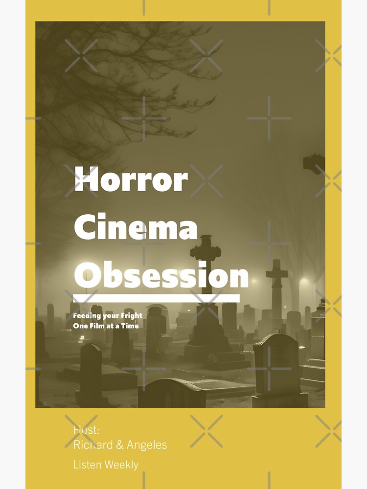 "Horror Cinema Obsession Logo" Sticker for Sale by HorrorCO | Redbubble