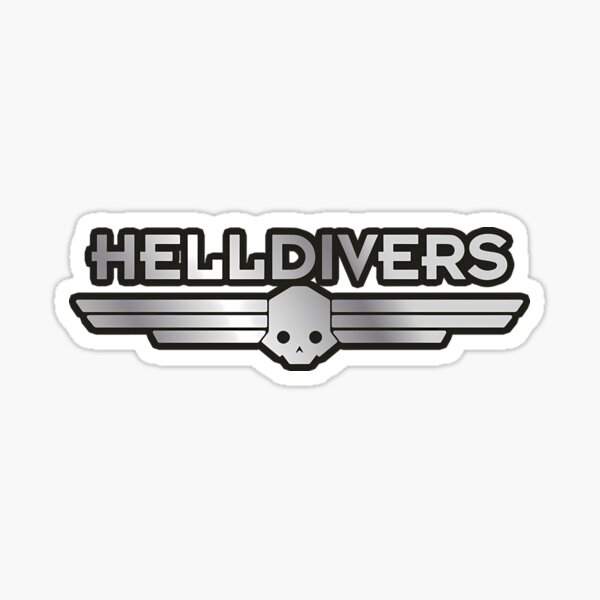 "Helldivers Logo fanart" Sticker by JimmyGre | Redbubble