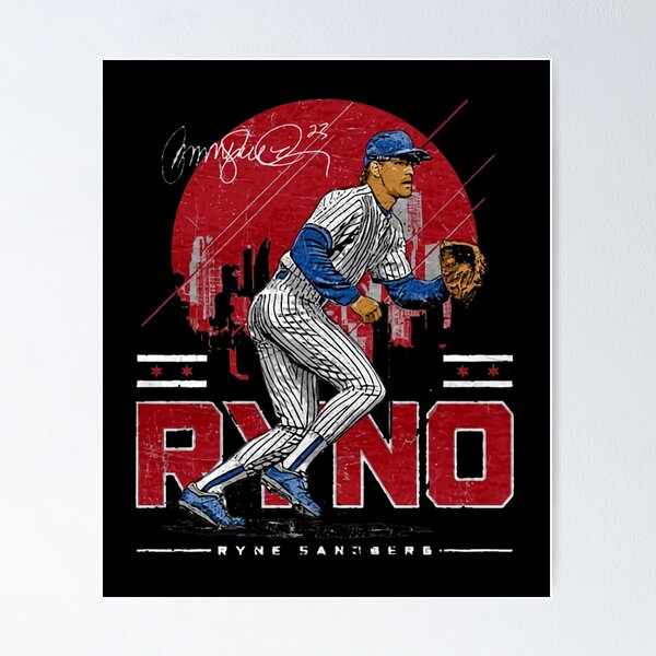 "Ryne Sandberg Skyline" Poster for Sale by NoahArno | Redbubble
