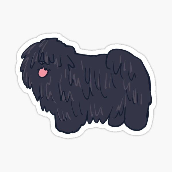 "Cute puli dog art" Sticker for Sale by Mayarart | Redbubble
