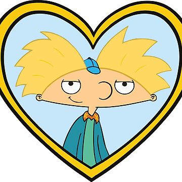 "Hey Arnold - Helga's Heart Locket" Sticker for Sale by hellodarlin ...