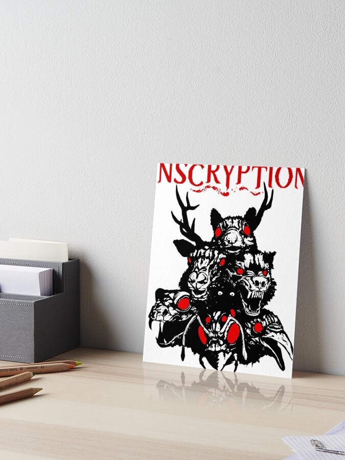 "Totems With Inscryption Logo" Art Board Print for Sale by PciaWhite ...