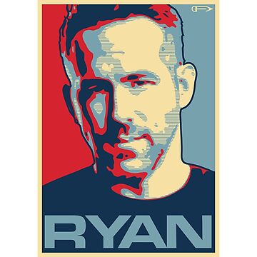 "Ryan" Sticker for Sale by DAFTFISH | Redbubble