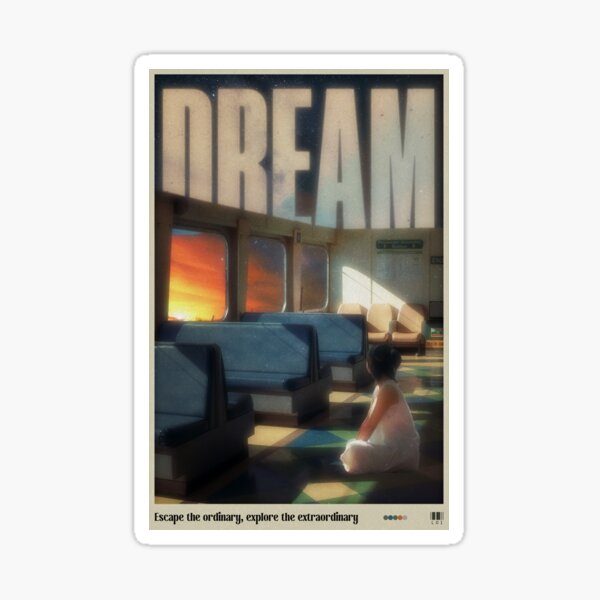 "Dream Big" Sticker for Sale by LoiKat | Redbubble