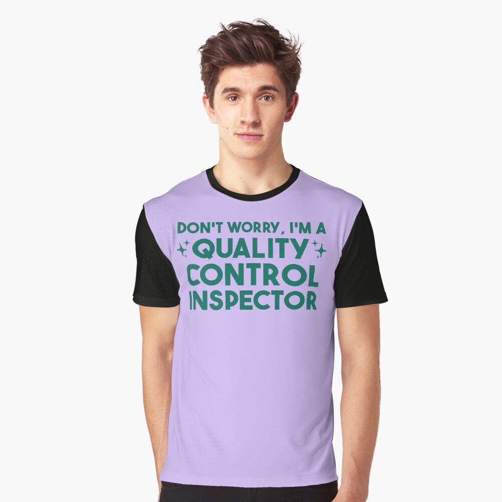 " Don't worry, I'm a Quality Control Inspector" Sticker for Sale by ...