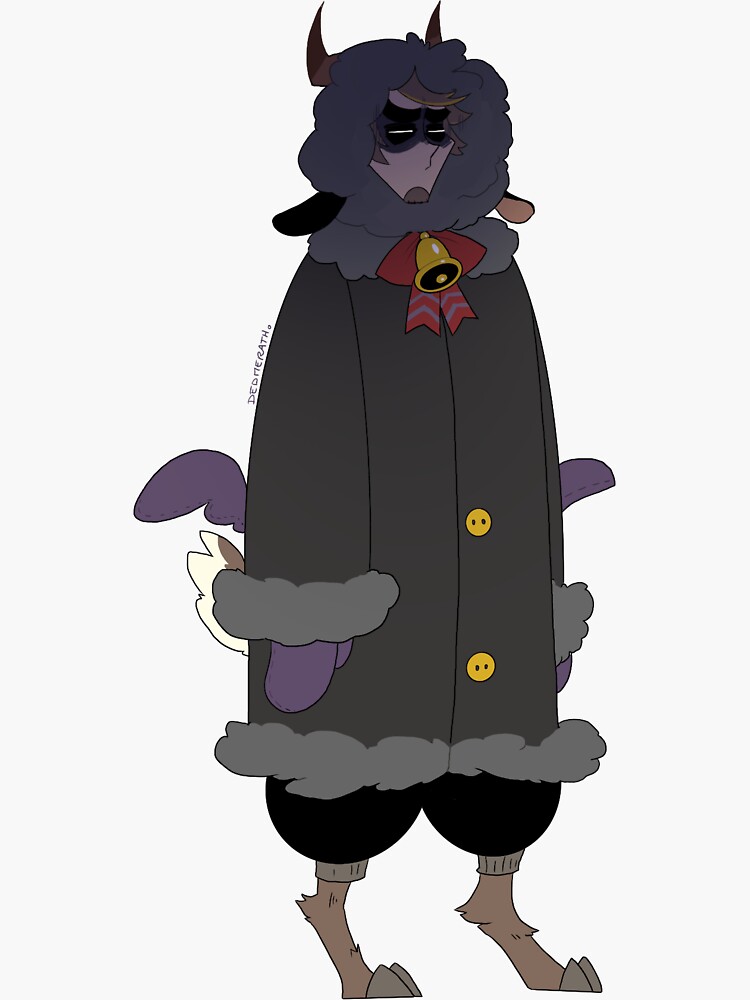 "Hazbin Hotel Sinner Adam Chaggie Clothes" Sticker for Sale by ...