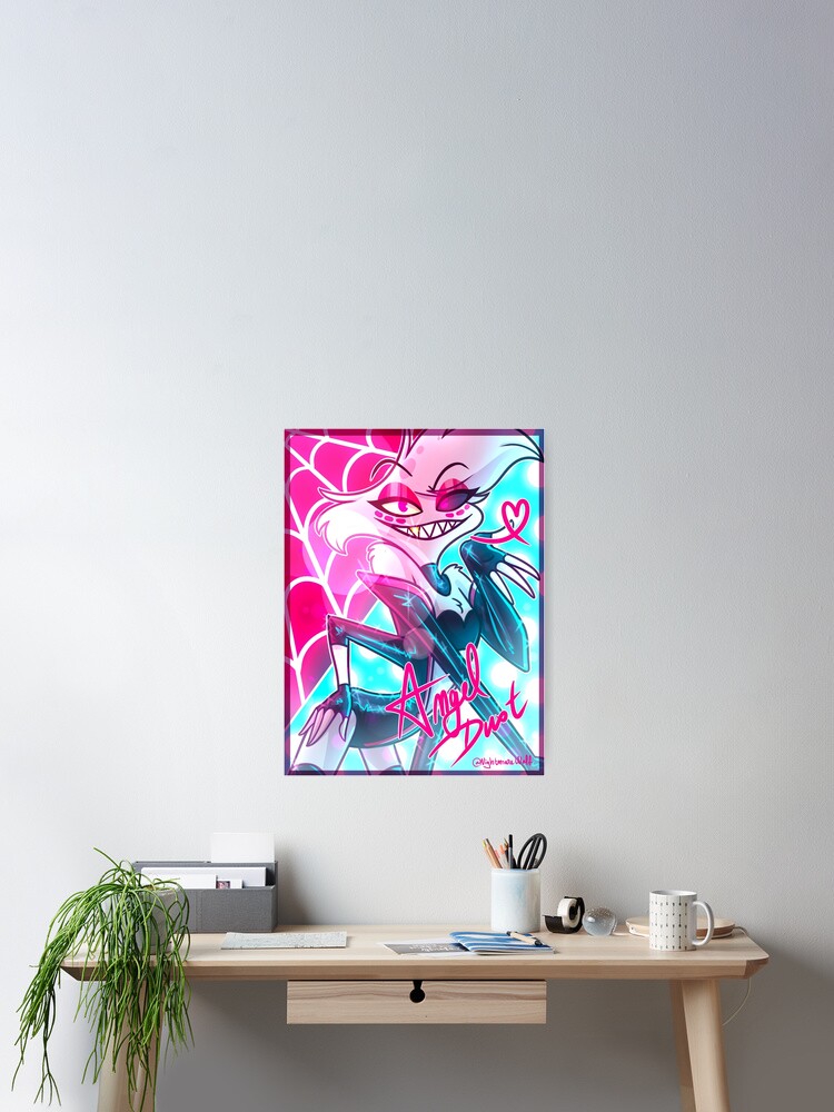 "AngelDust kissy poster (Hazbin Hotel)" Poster for Sale by ...
