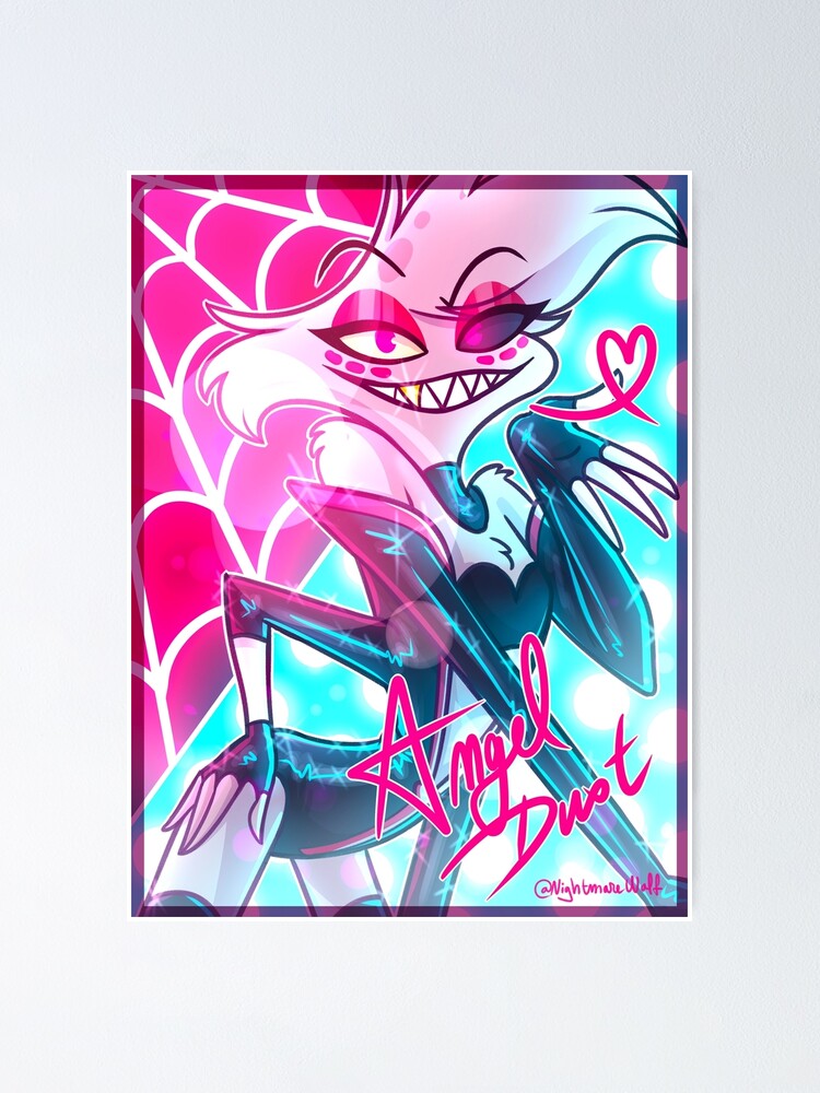 "AngelDust kissy poster (Hazbin Hotel)" Poster for Sale by ...