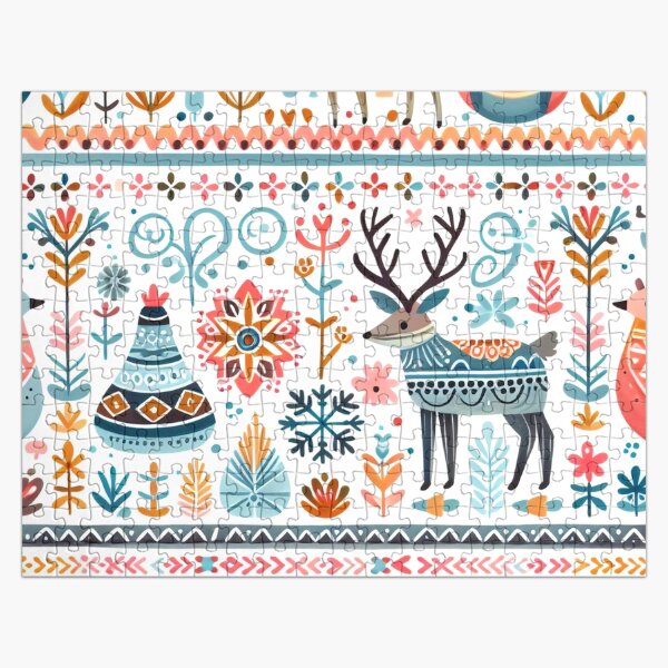Folk Art Jigsaw Puzzles for Sale | Redbubble