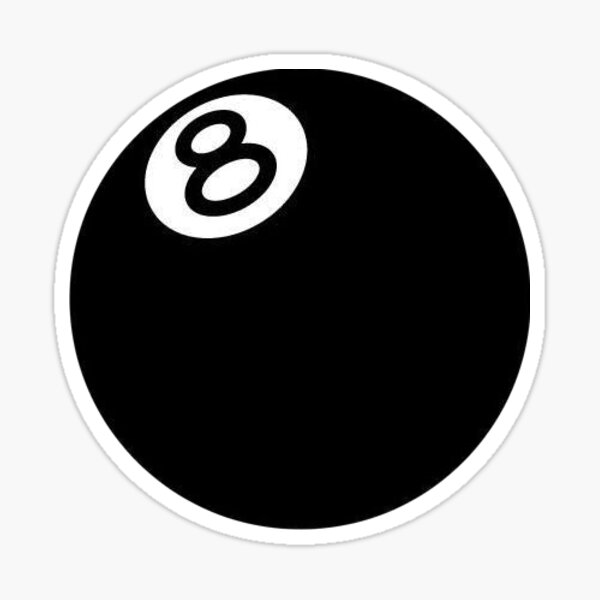 Sticker for Sale mit "8-Ball-Design" von Allvarietyitems | Redbubble
