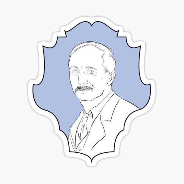 "H.G. Wells" Sticker for Sale by LadyKabuki | Redbubble