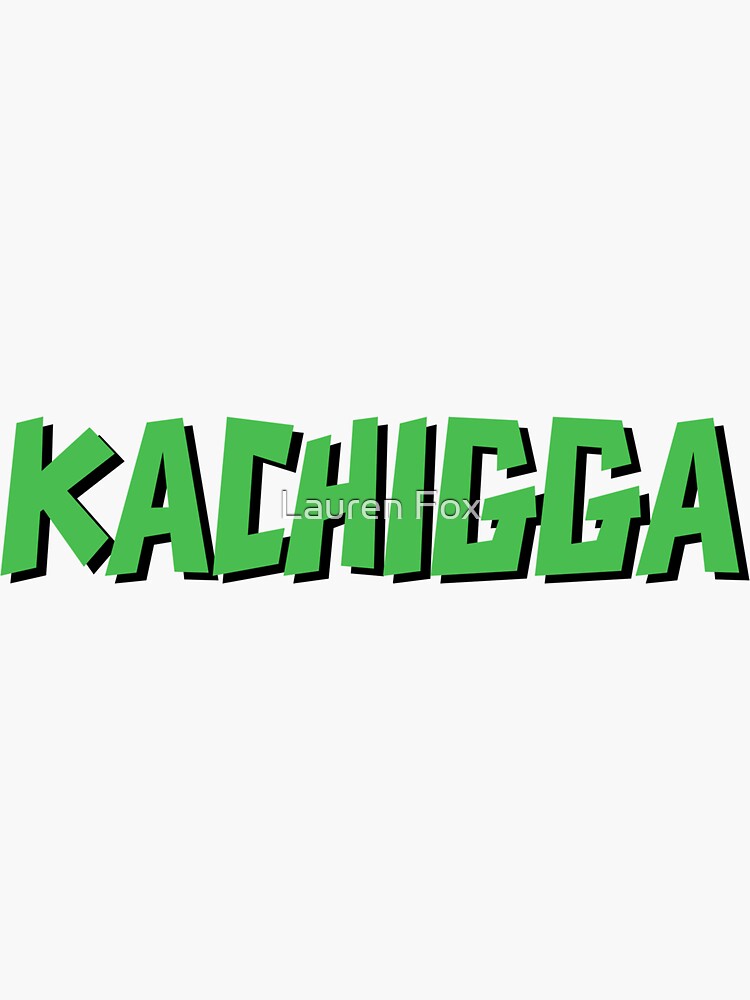 "KACHIGGA cars" Sticker for Sale by Lauren Fox | Redbubble