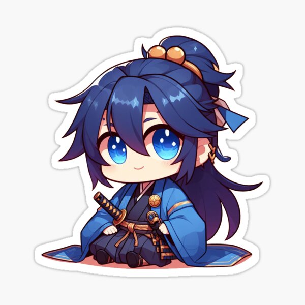 "Blue Eye Samurai Chibi Sticker" Sticker for Sale by StudioIbraim ...