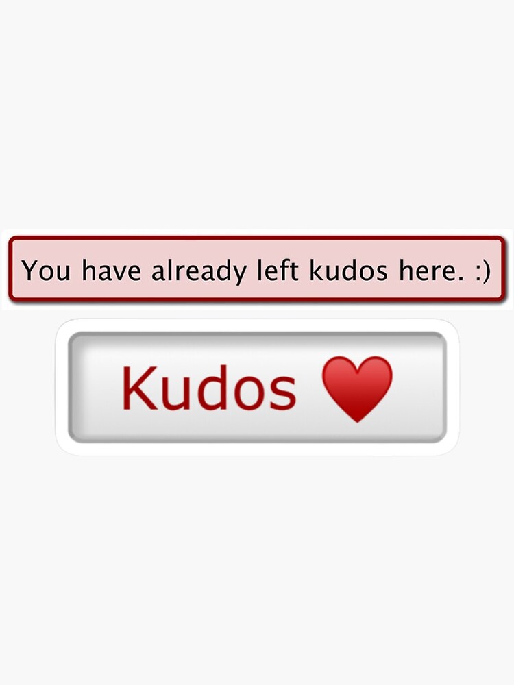 "Ao3 Kudos Sticker Pack" Sticker for Sale by Oh-heyyy27 | Redbubble
