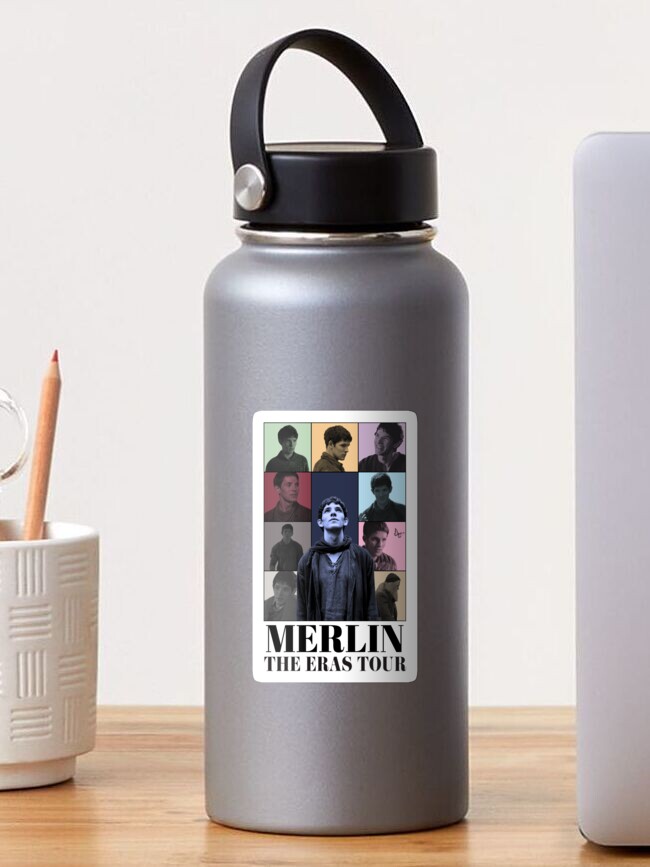 "merlin " Sticker for Sale by gwubyzantine | Redbubble