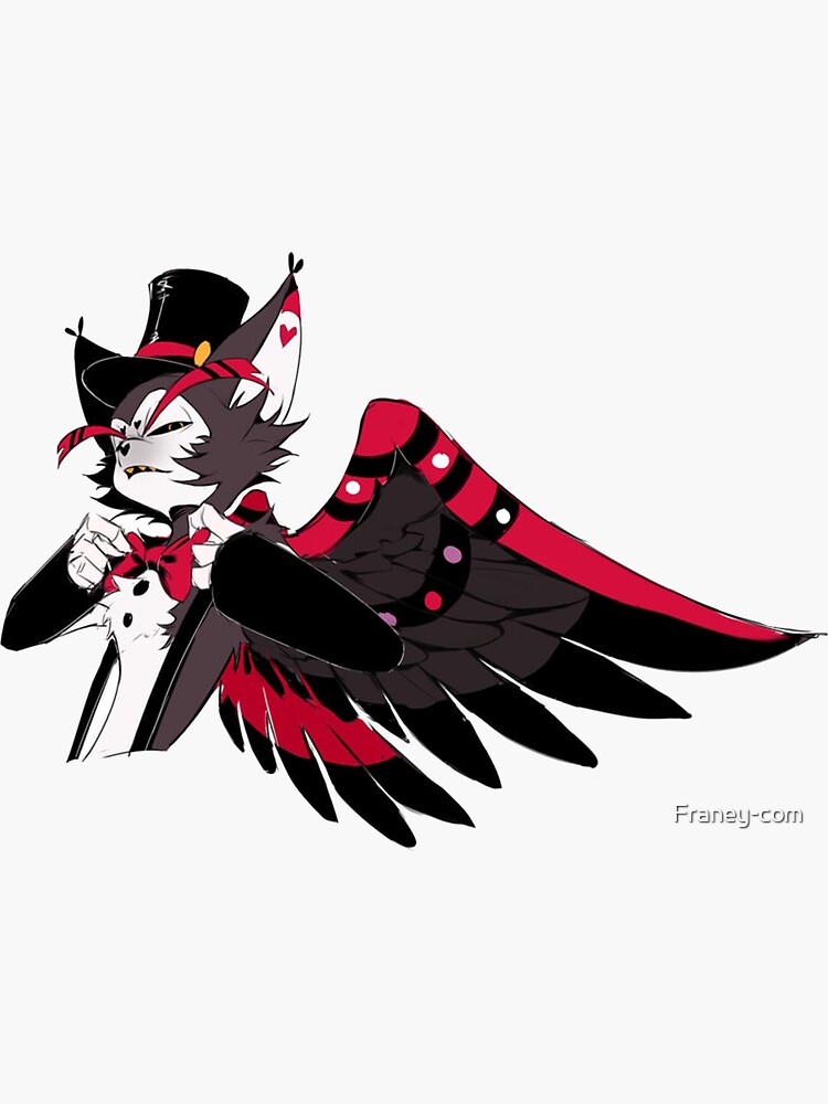 "Hazbin Hotel Husk" Sticker for Sale by Franey-com | Redbubble