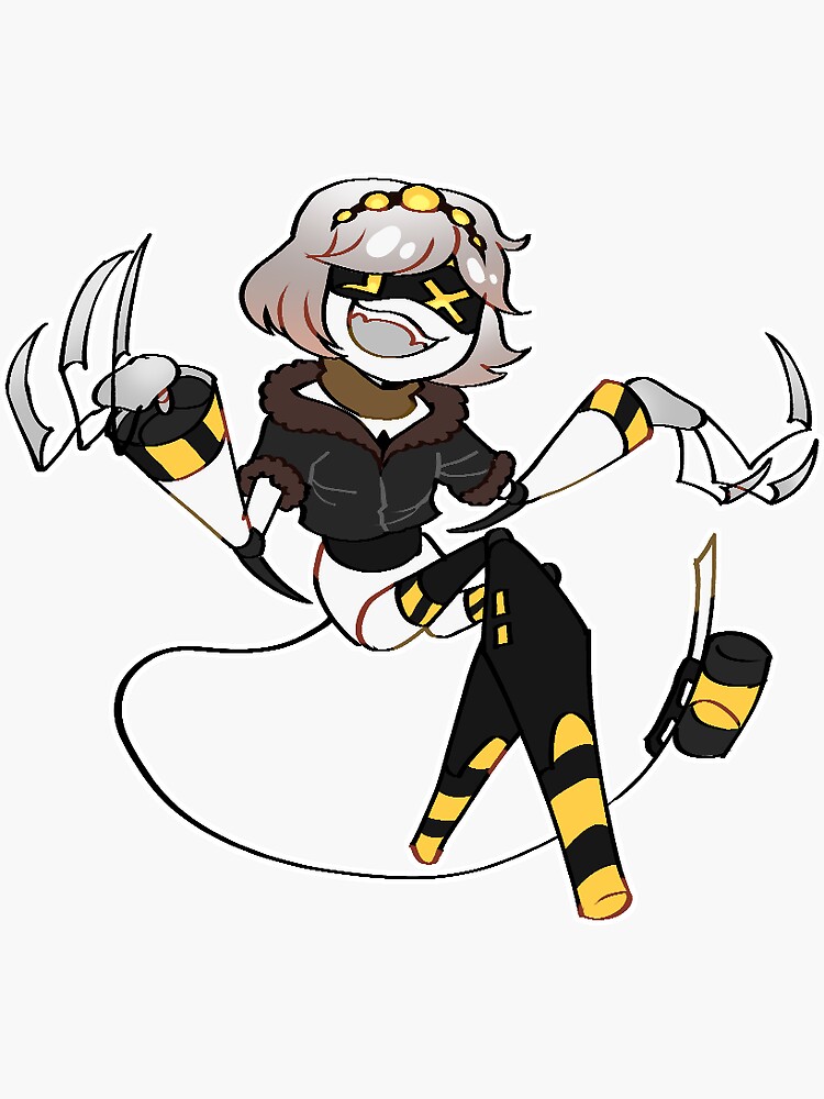 "V MURDER DRONES" Sticker for Sale by Melissa Titanium | Redbubble