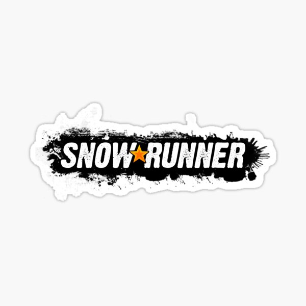 "Snowrunner Title Screen Logo" Sticker by FranckArnaud | Redbubble