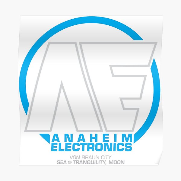 "Gundam Anaheim Electronics" Poster by dreadpyrat | Redbubble