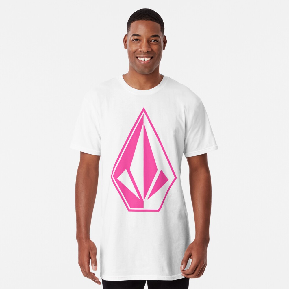 "Simple Pink Volcom Logo" Sticker by MathildeCollett | Redbubble