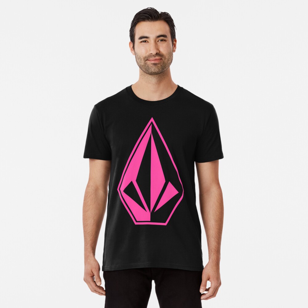 "Simple Pink Volcom Logo" Sticker by MathildeCollett | Redbubble